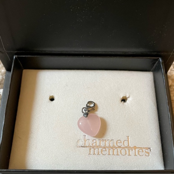 Kay Jewelers | Jewelry | Kay Charmed Memories Rose Quarts Heart Pendant ...